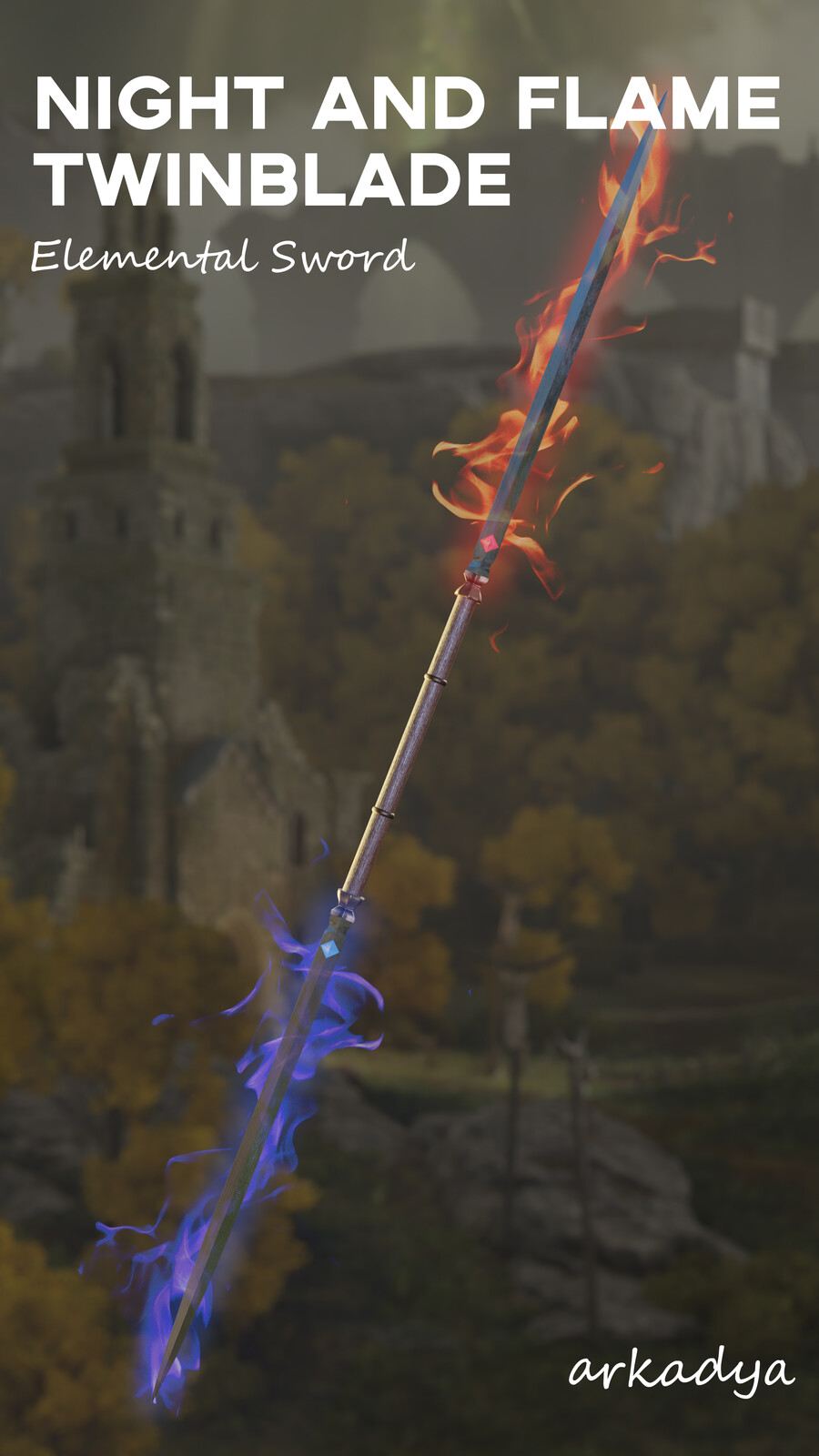 Arkadya - Elemental Sword - Swordtember Series