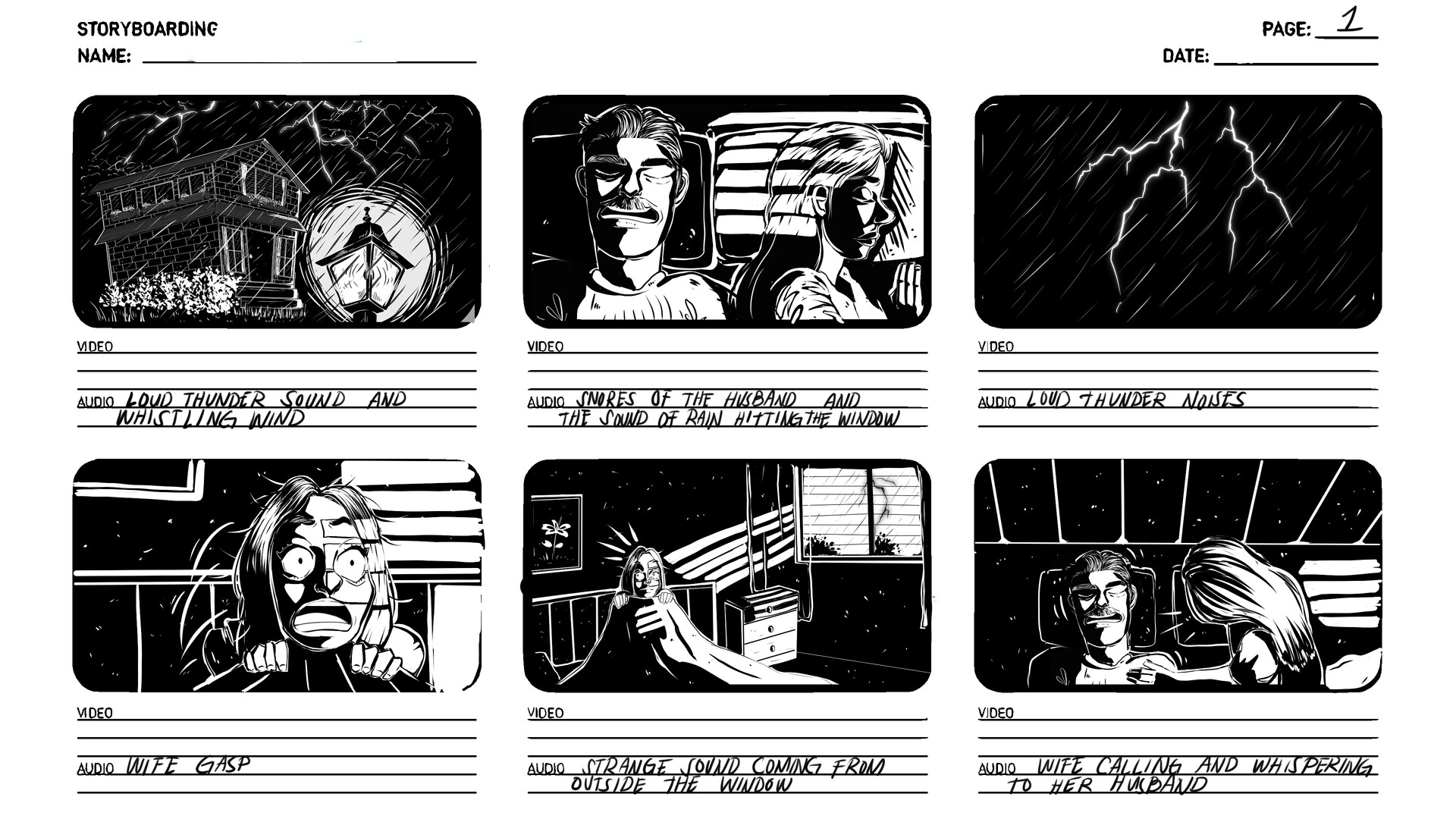 ArtStation - STORYBOARD 1