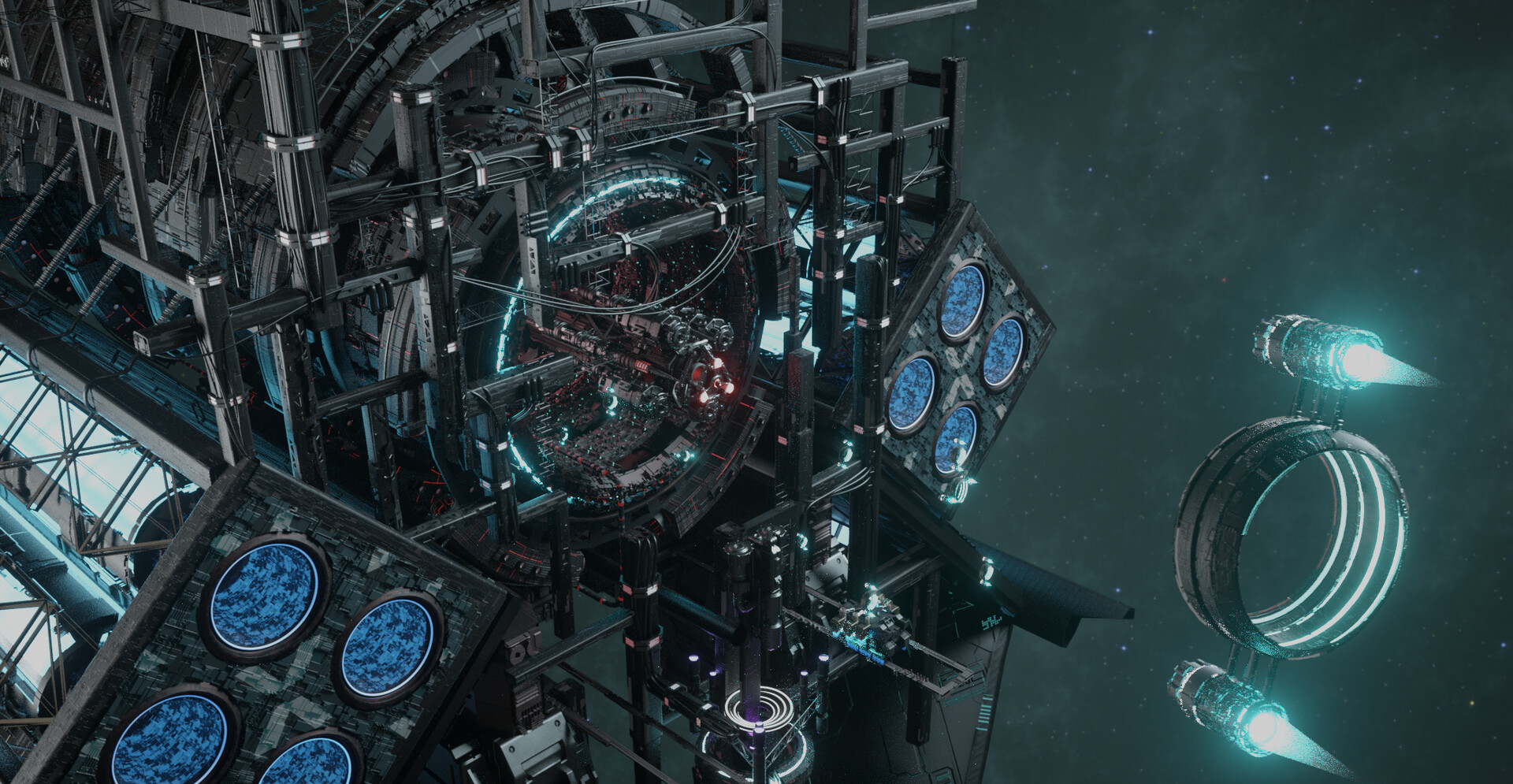 ArtStation - Huge Spaceship