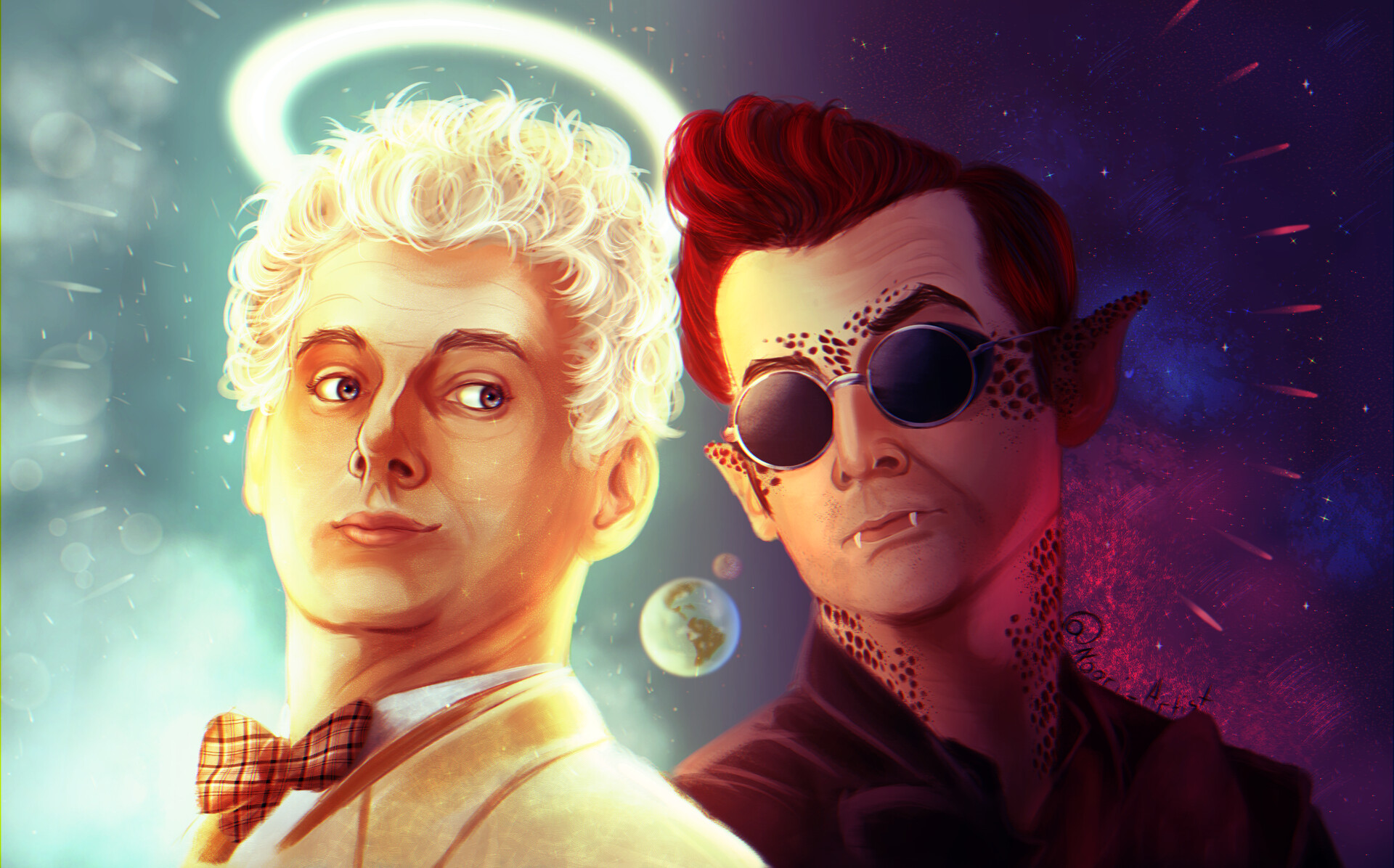 ArtStation - Good Omens Fanart