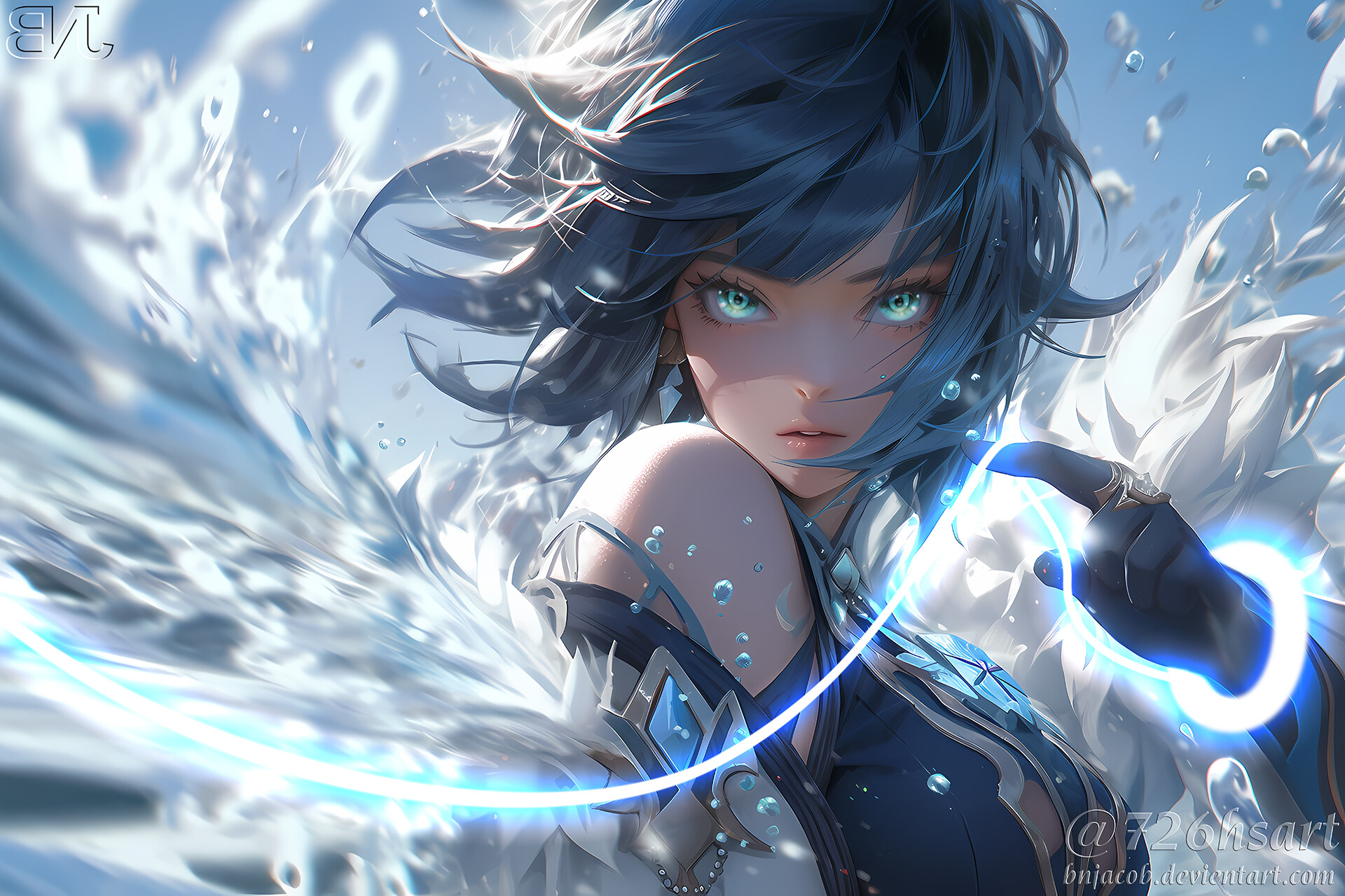 ArtStation - (Fan art) Genshin Impact - Yelan 1