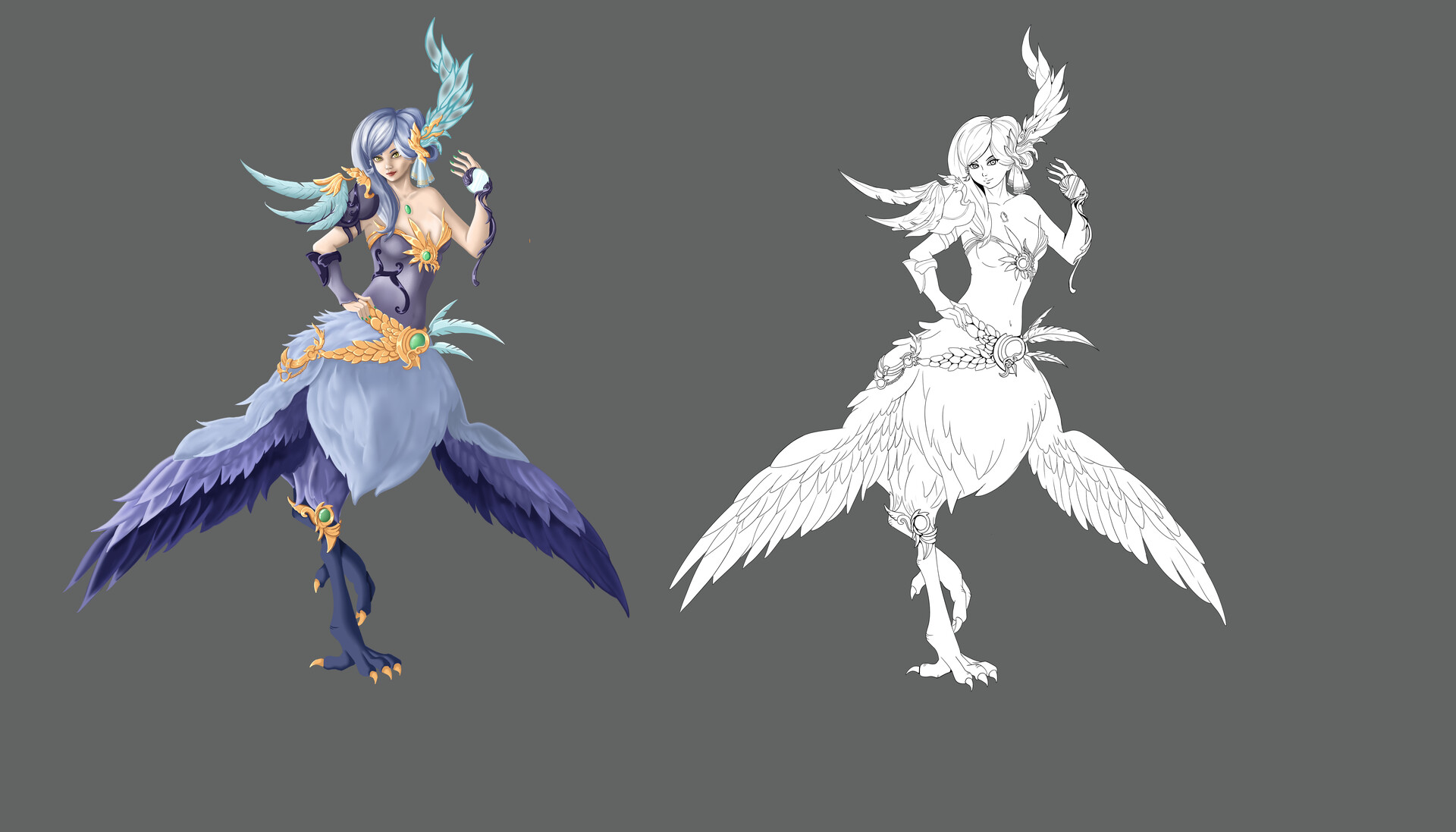 ArtStation - Harpy Lady