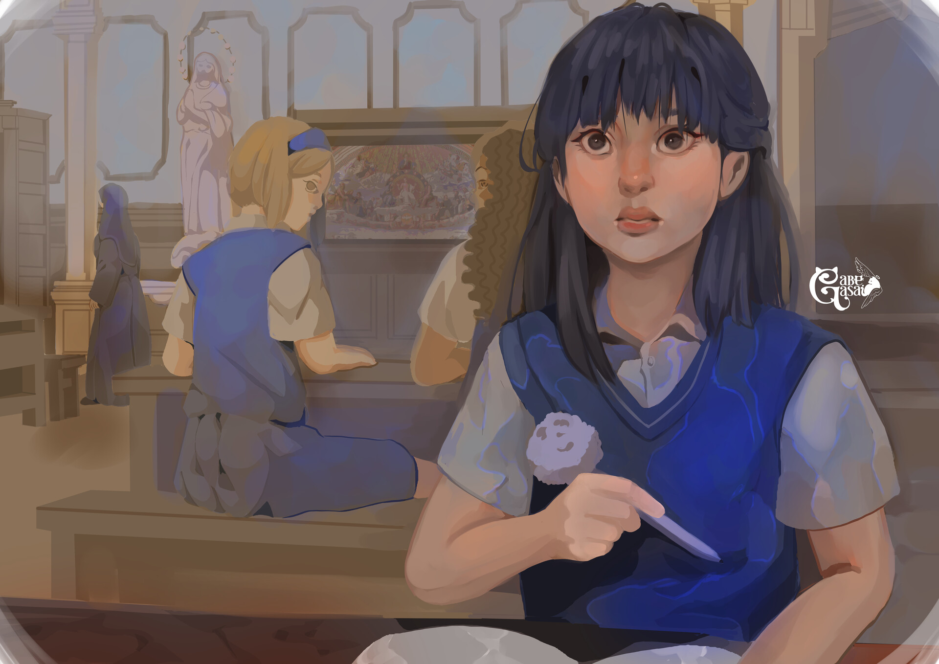 ArtStation - Epiphany - Book illustration (Fractal Prime)