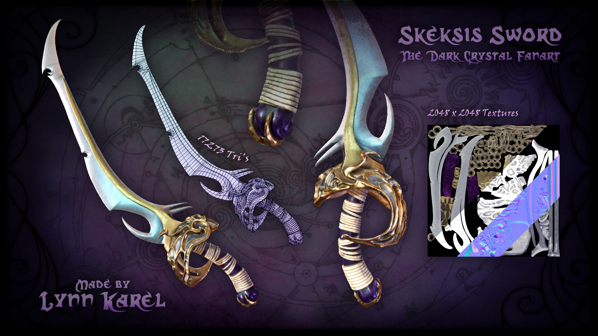 ArtStation - Skeksis "Trial By Stone" Sword | The Dark Crystal fan art