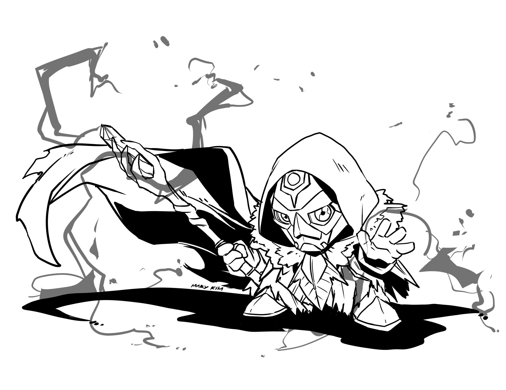 reaper overwatch coloring pages