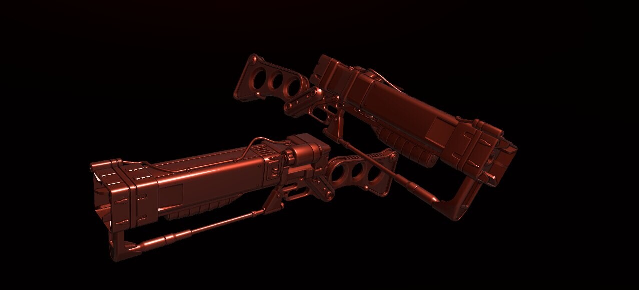 ArtStation - Laser gun | fallout 4