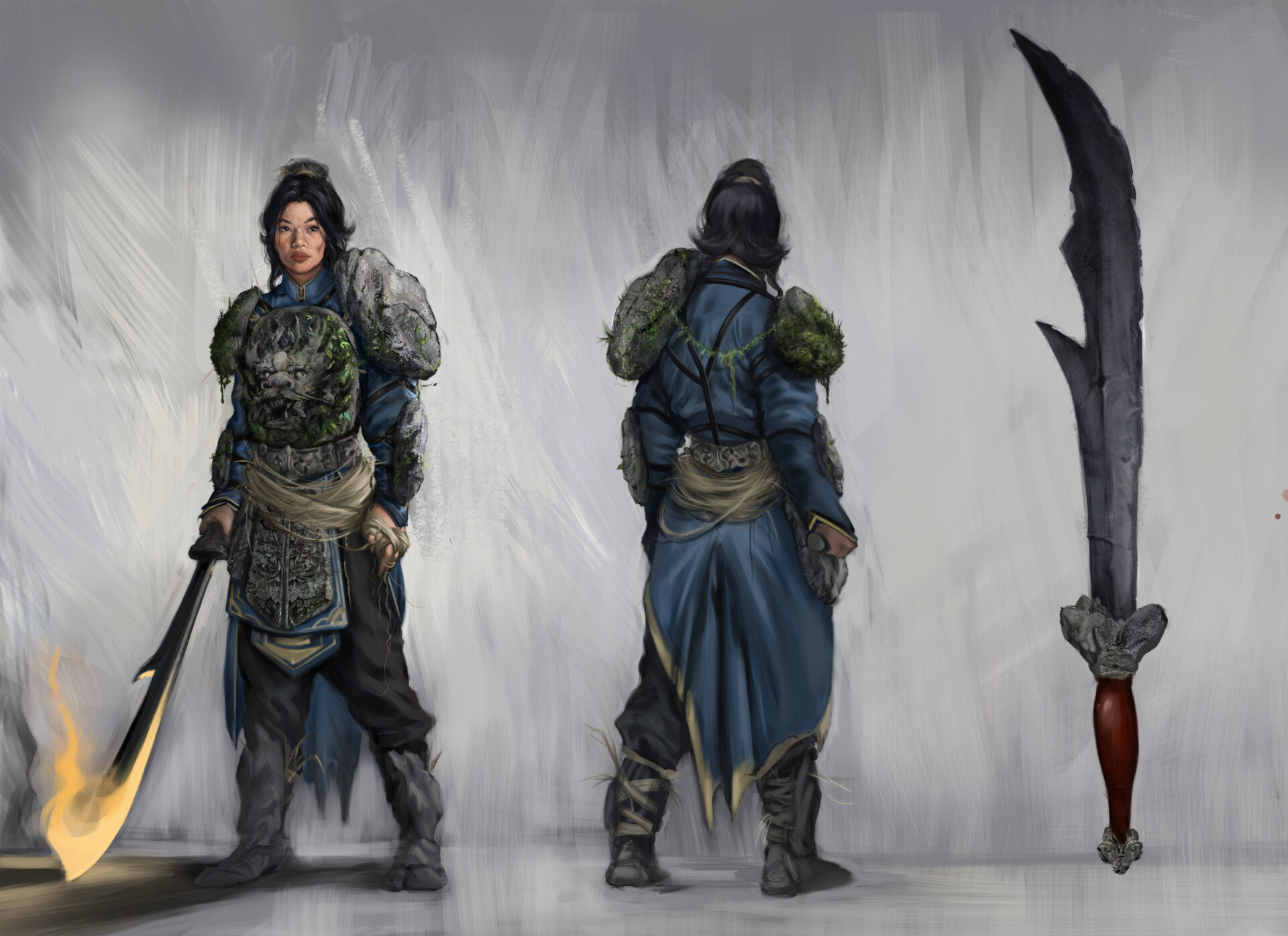 ArtStation - Vietnamese warrior