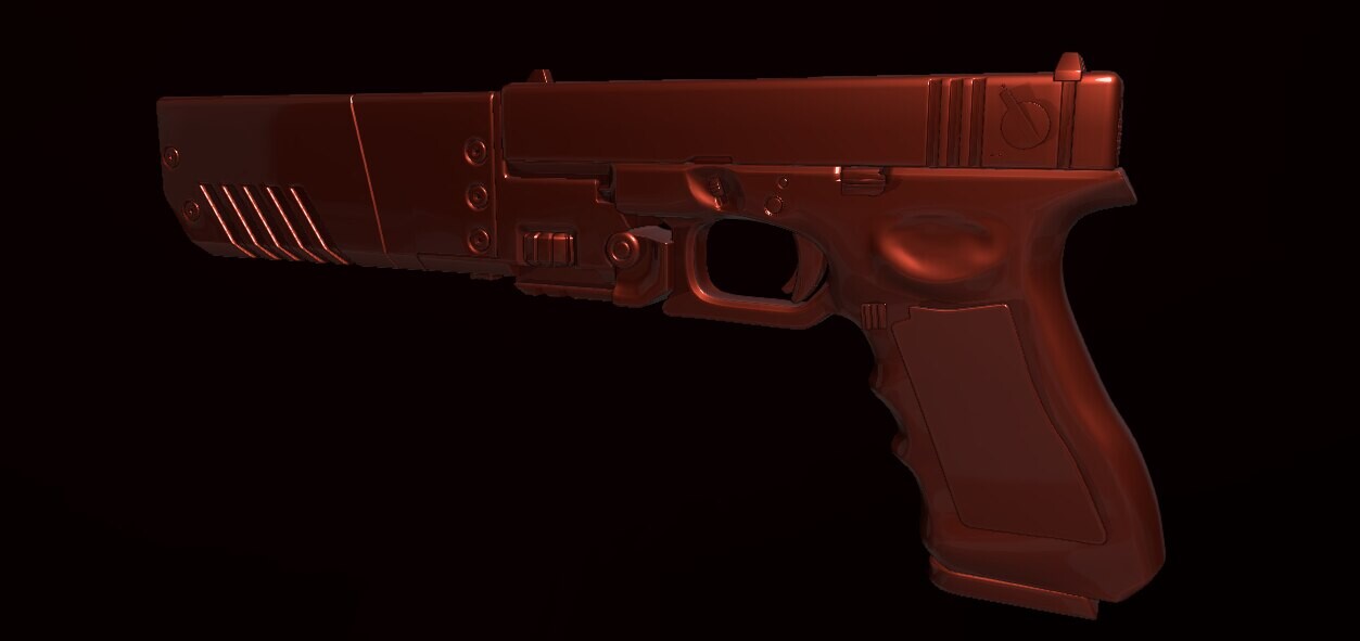 ArtStation - glock + genesis accessorie