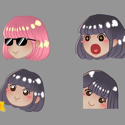 ArtStation - Unique Twitch Emotes