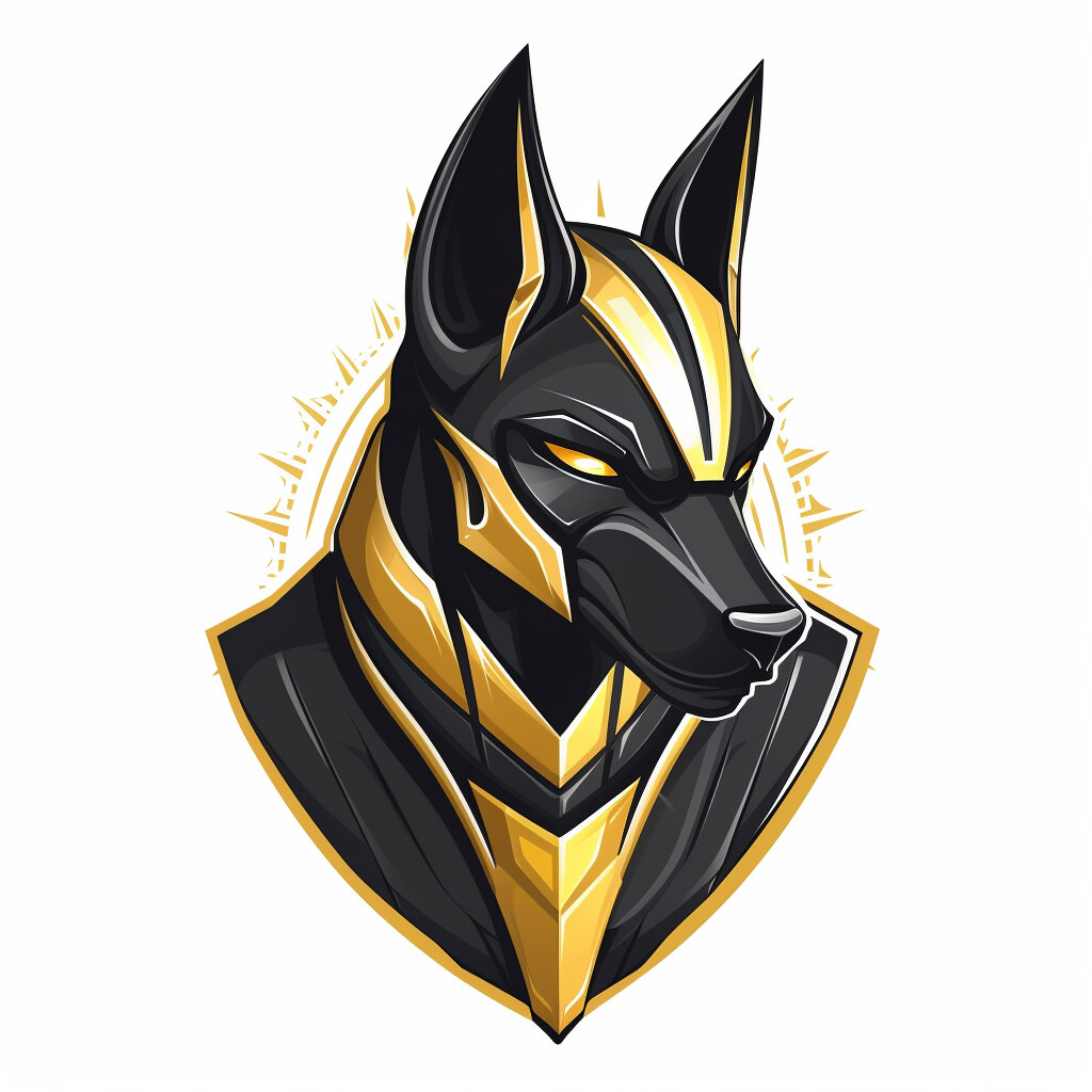 Anubis vector logo, sticker, illustration by Stitch — ProUser.Me