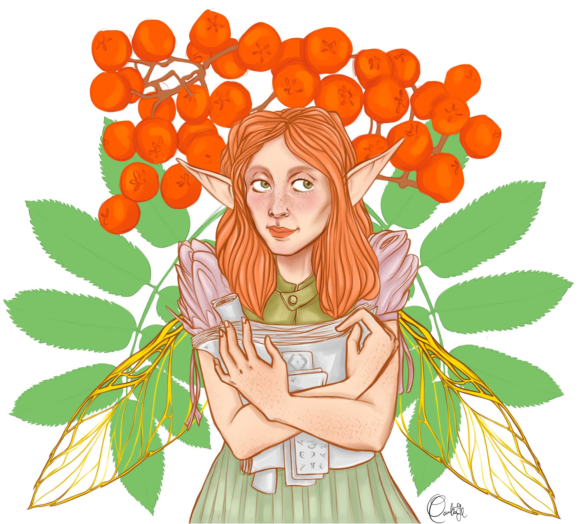 ArtStation - Rowan Fae School Girl