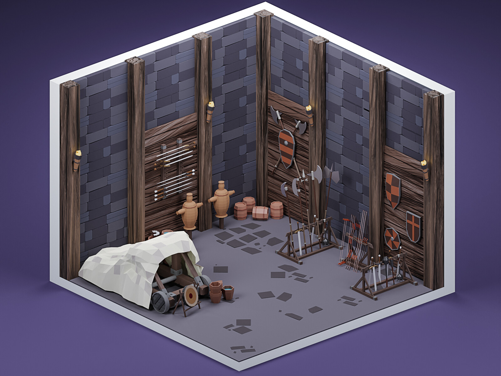 ArtStation - Medieval Armory