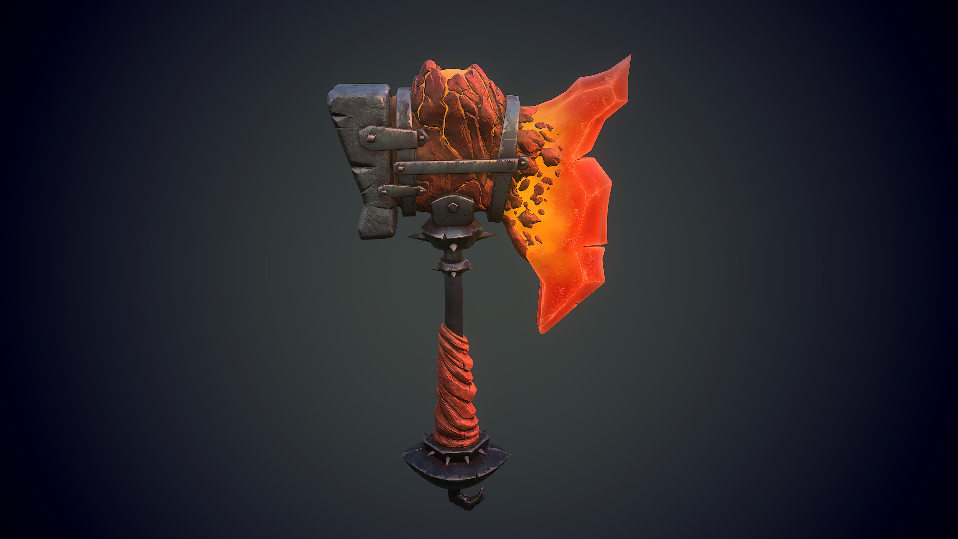 Hemanga Dutta - Stylized Axe Lava