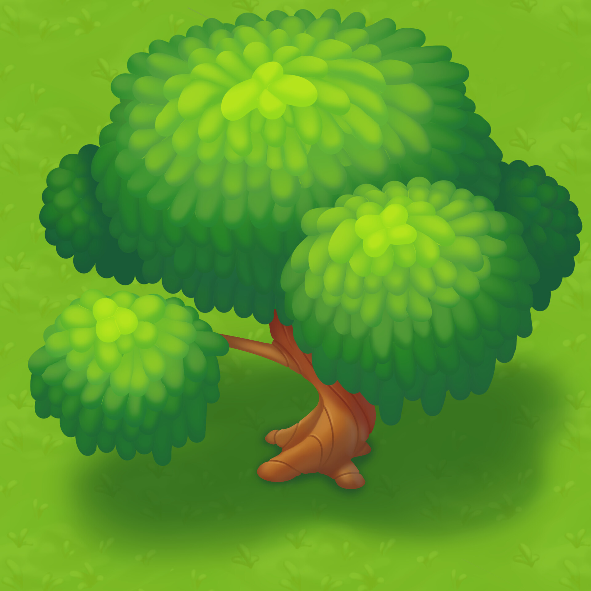 ArtStation - Just a regular isometric tree