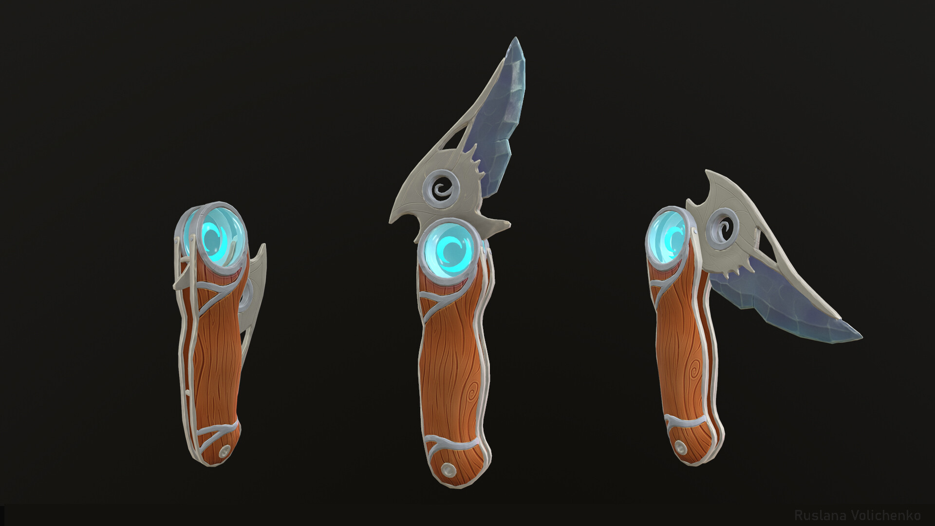 ArtStation - Fantasy Flipper Knife Animated