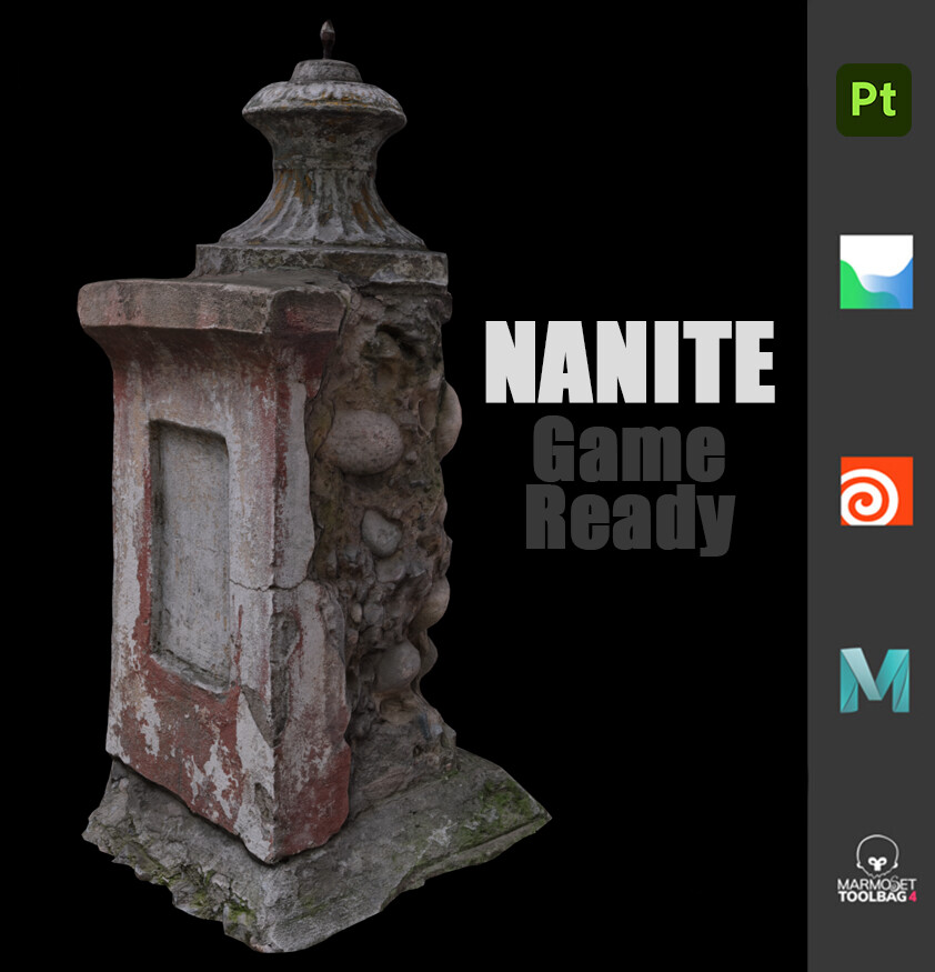 ArtStation - Full NANITE pipline for UE5. Based on photogrammetry