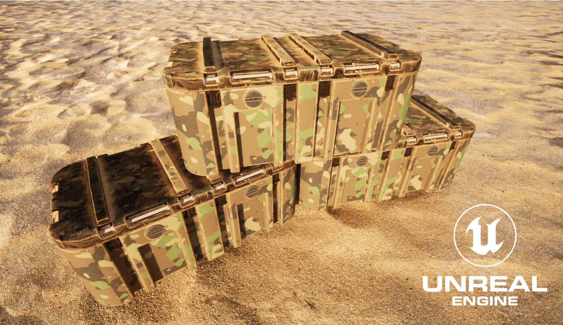 ArtStation - Realistic Military Crates