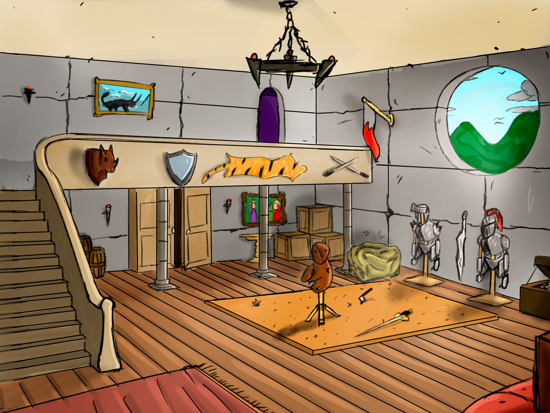 ArtStation - Training Room