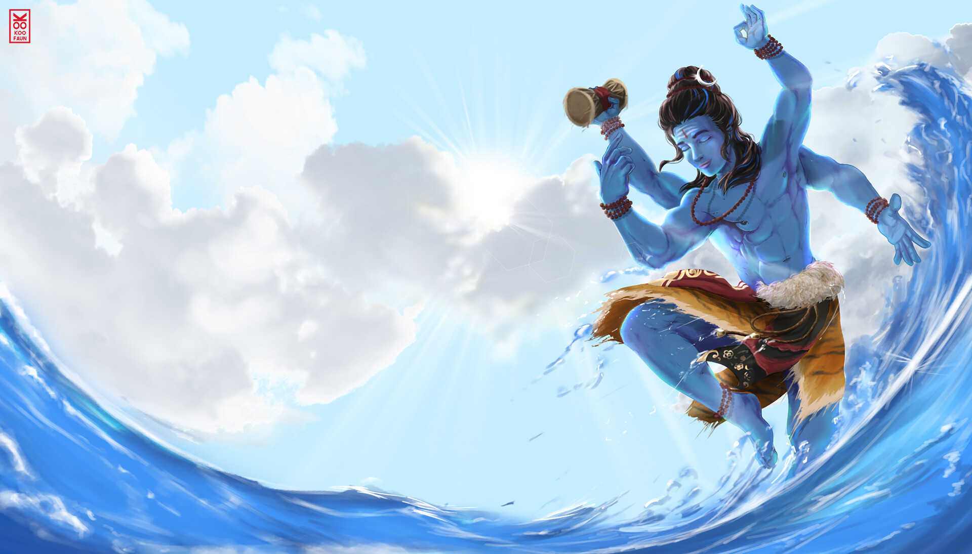 ArtStation - Shiva Dancing (Ananda Tandava)