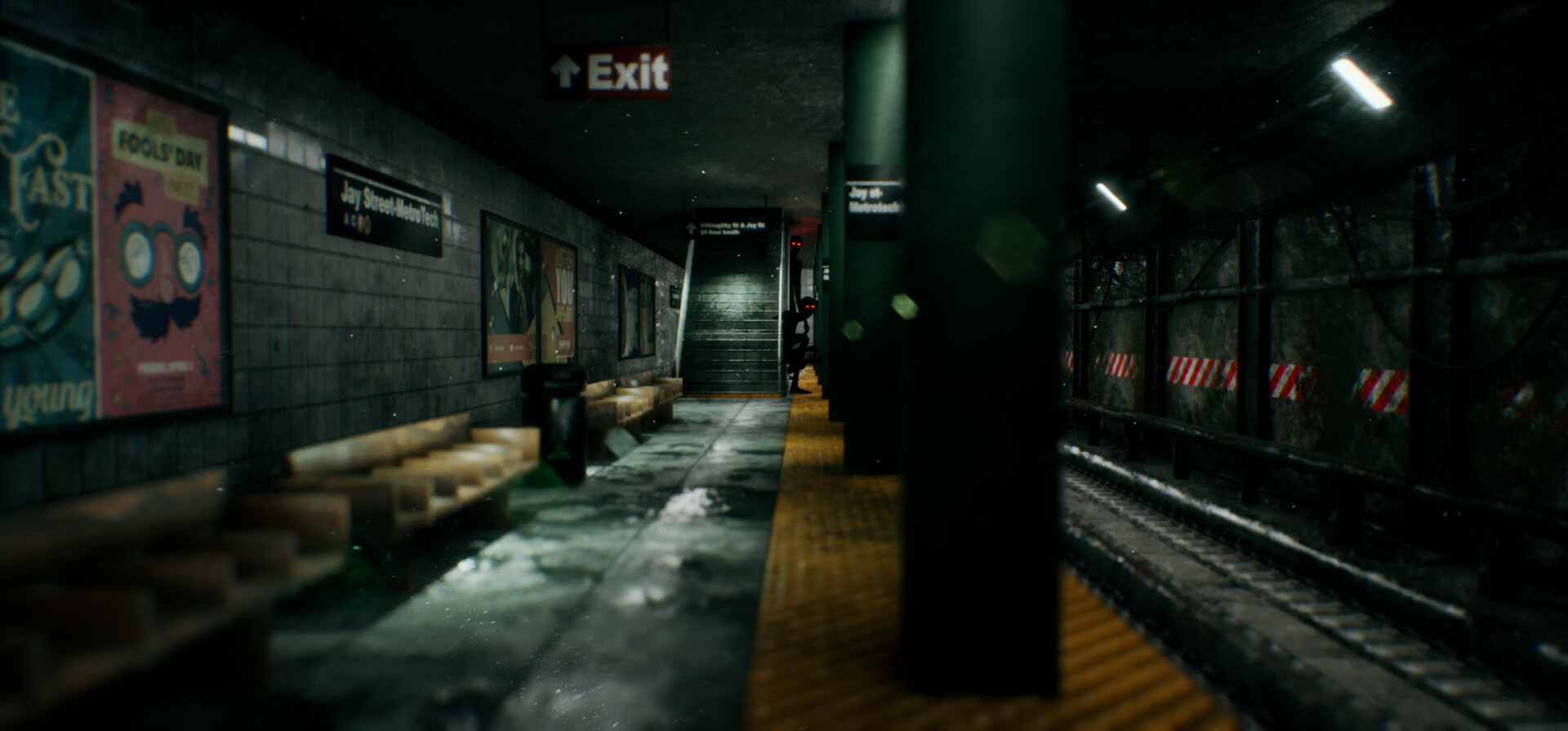 ArtStation - [Free Download] New York Subway Station for Horror Project