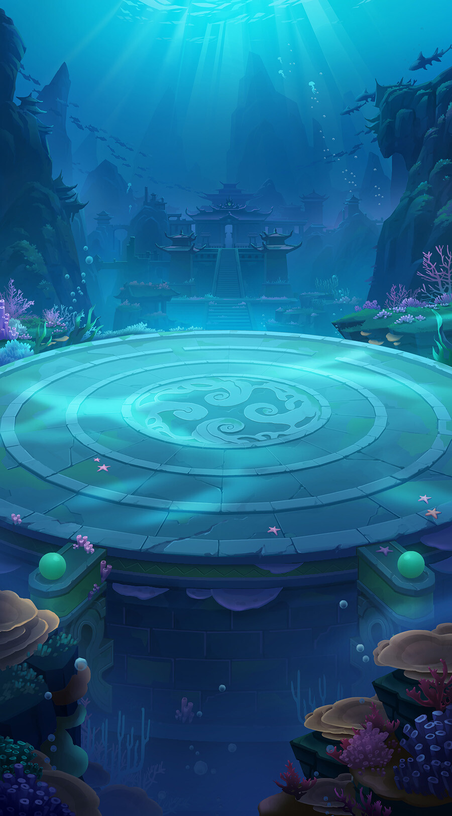 ArtStation - Chinese style mobile game background