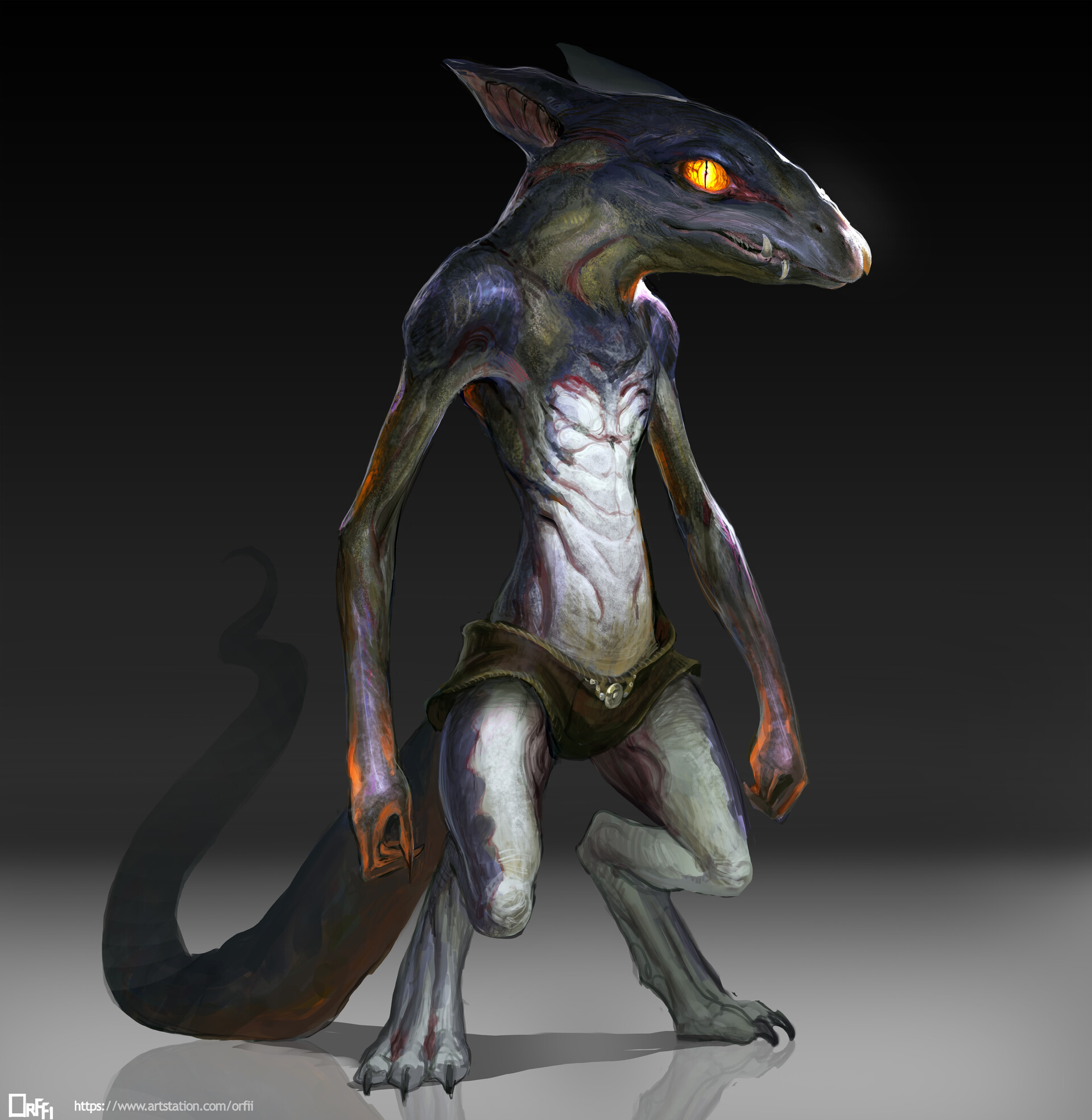ArtStation - Lizard for commission