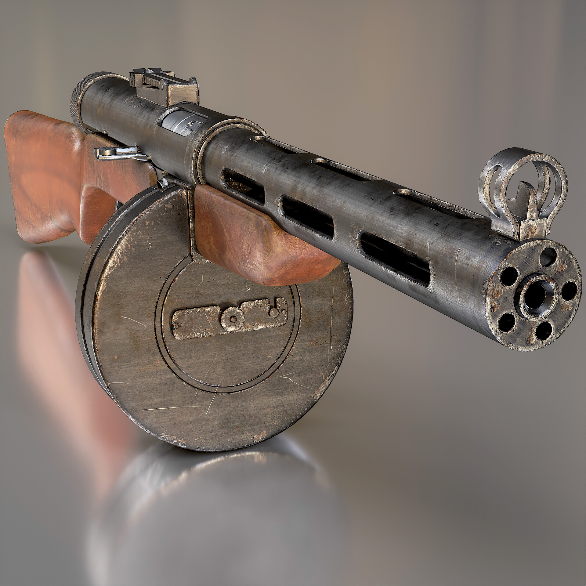 Ruslan Savinov - Degtyarev SMG PPD-40 Game Ready