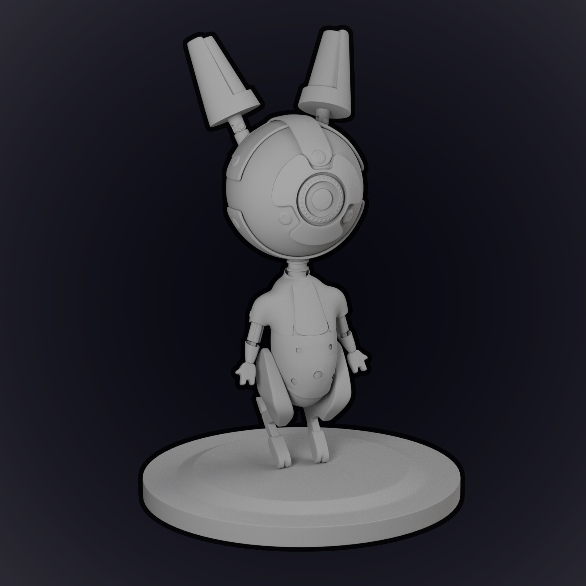 ArtStation - Rabbit_Robot_4k_image