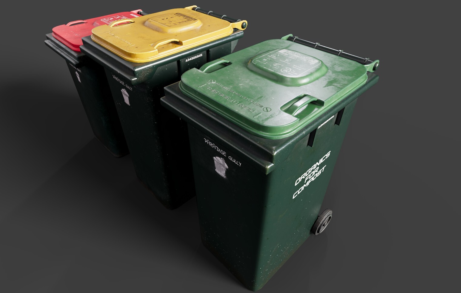 ArtStation - Rubbish bins