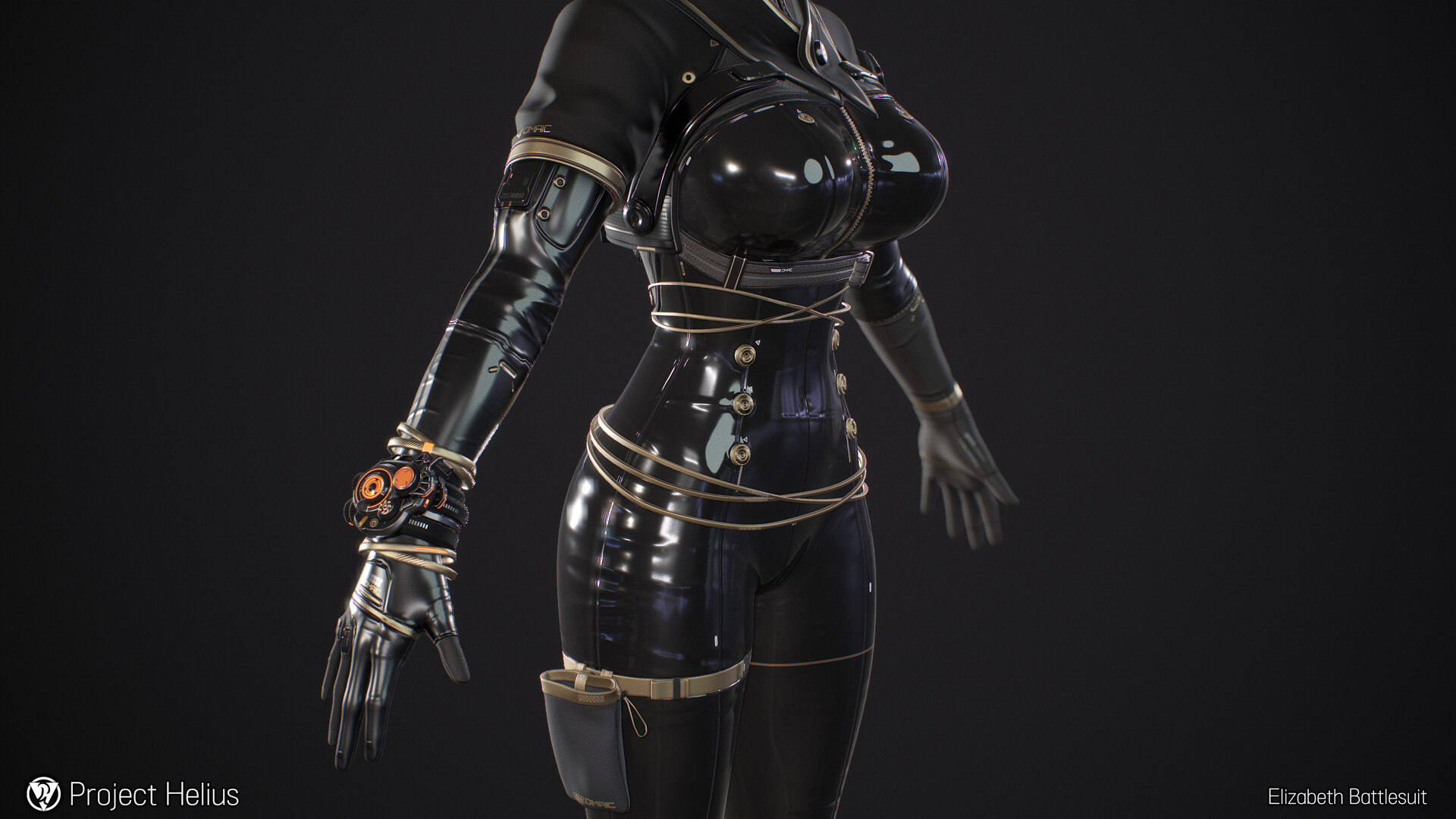 Bspined - Project Helius BodySuit work