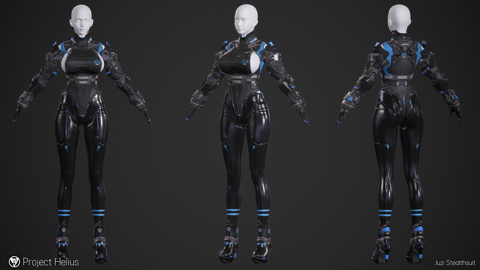 Bspined - Project Helius BodySuit work
