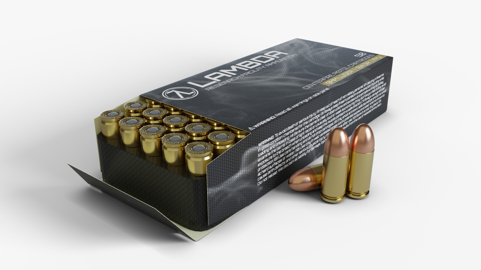 ArtStation - 9mm Bullet Box