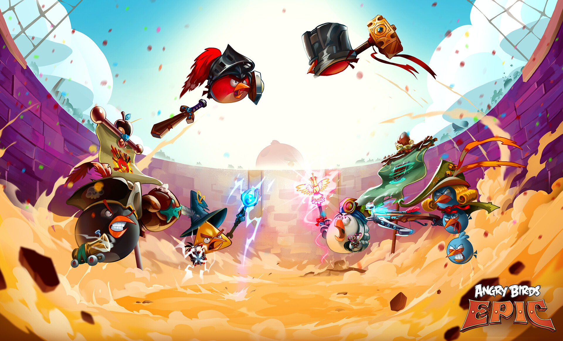 angry bird epic background