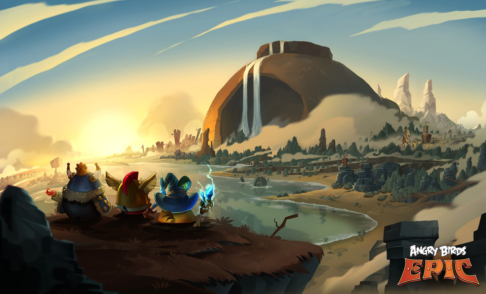 angry bird epic background