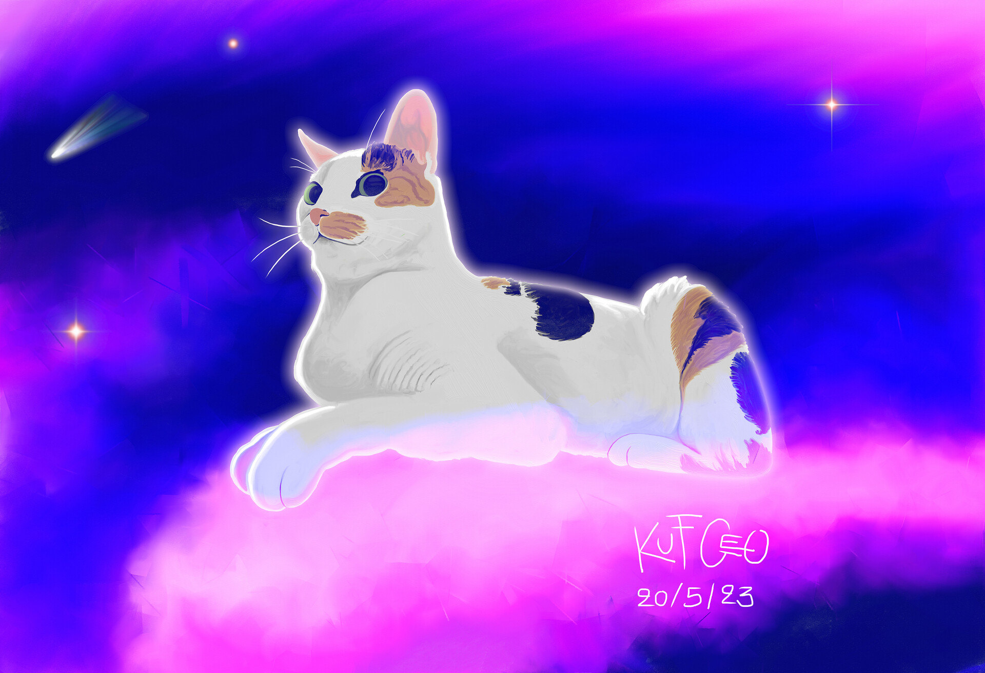 ArtStation - Astral Cat | kufgeo