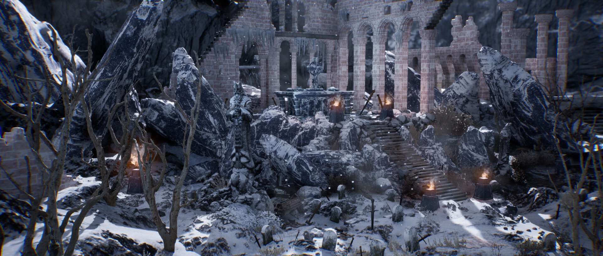 ArtStation - Frozen grave