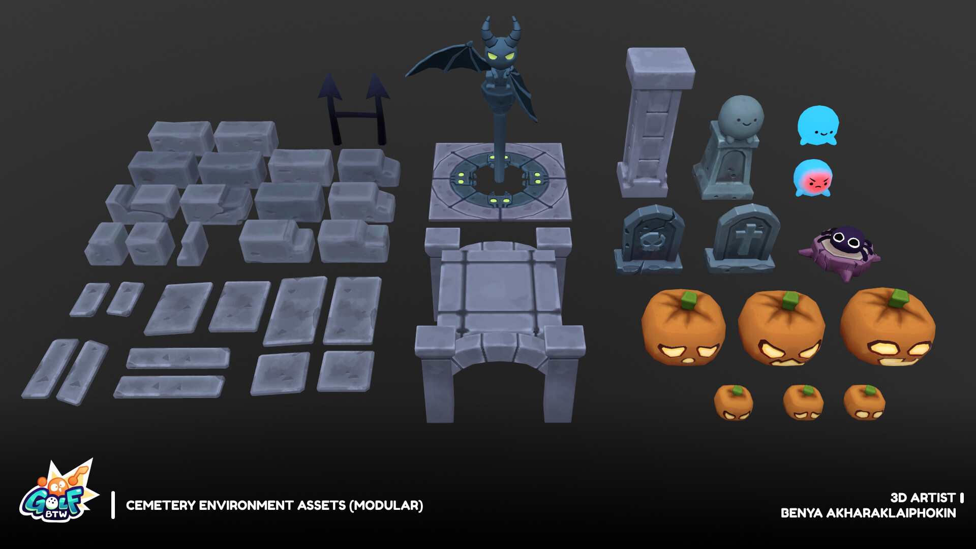 LLENN - Golf by the way - Cemetery Environment