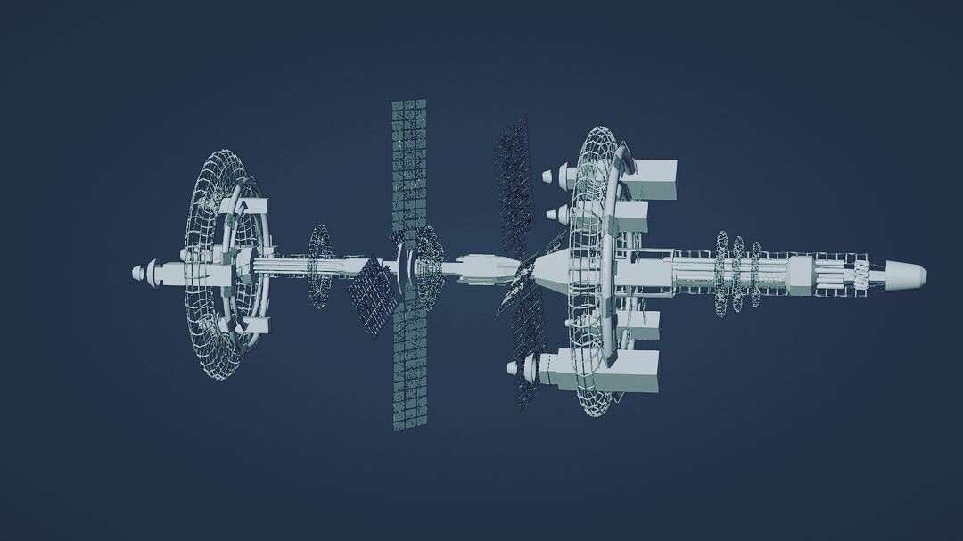 ArtStation - Space Station concept
