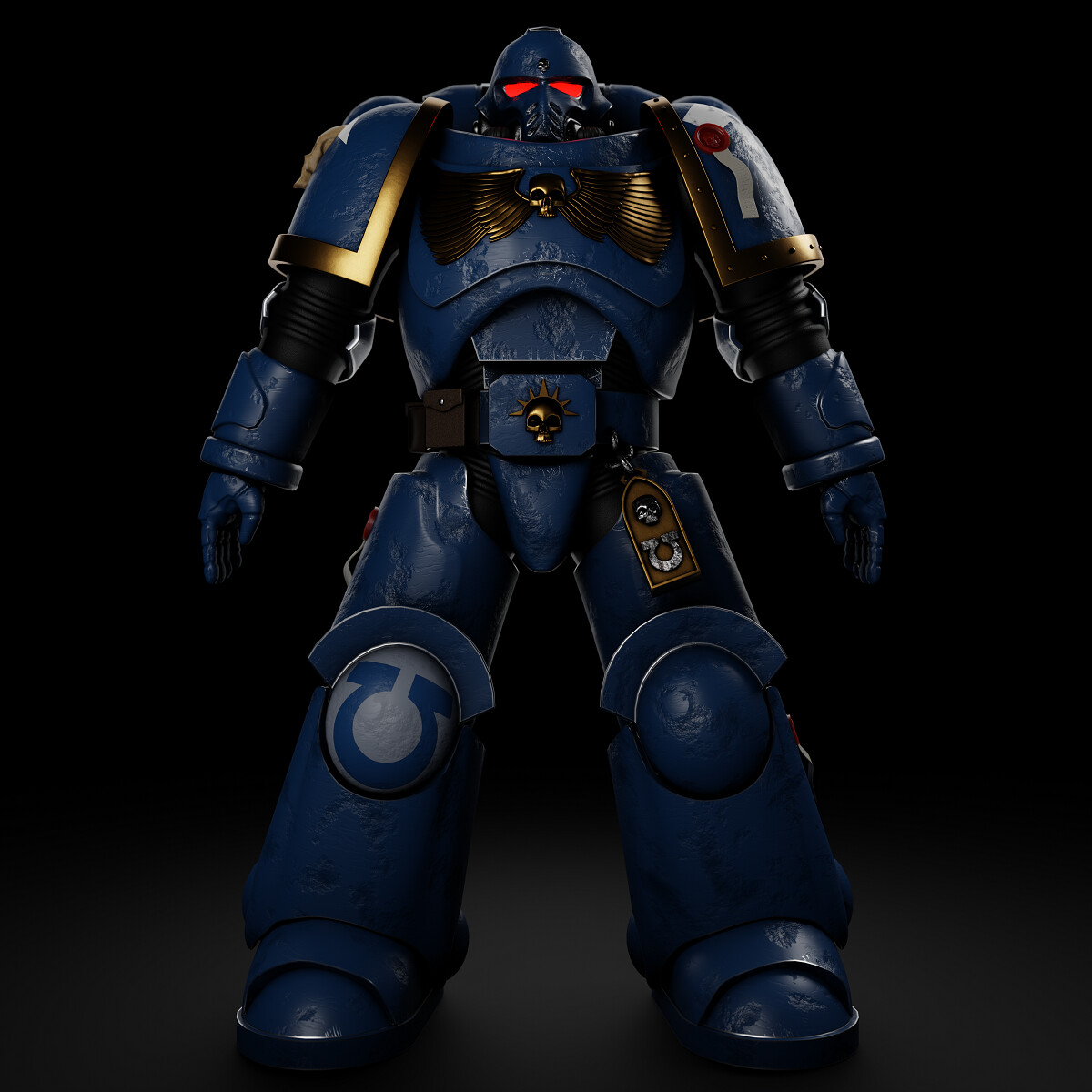 Taylor Dickinson - Space Marine - Ultramarine inspired from the Space ...