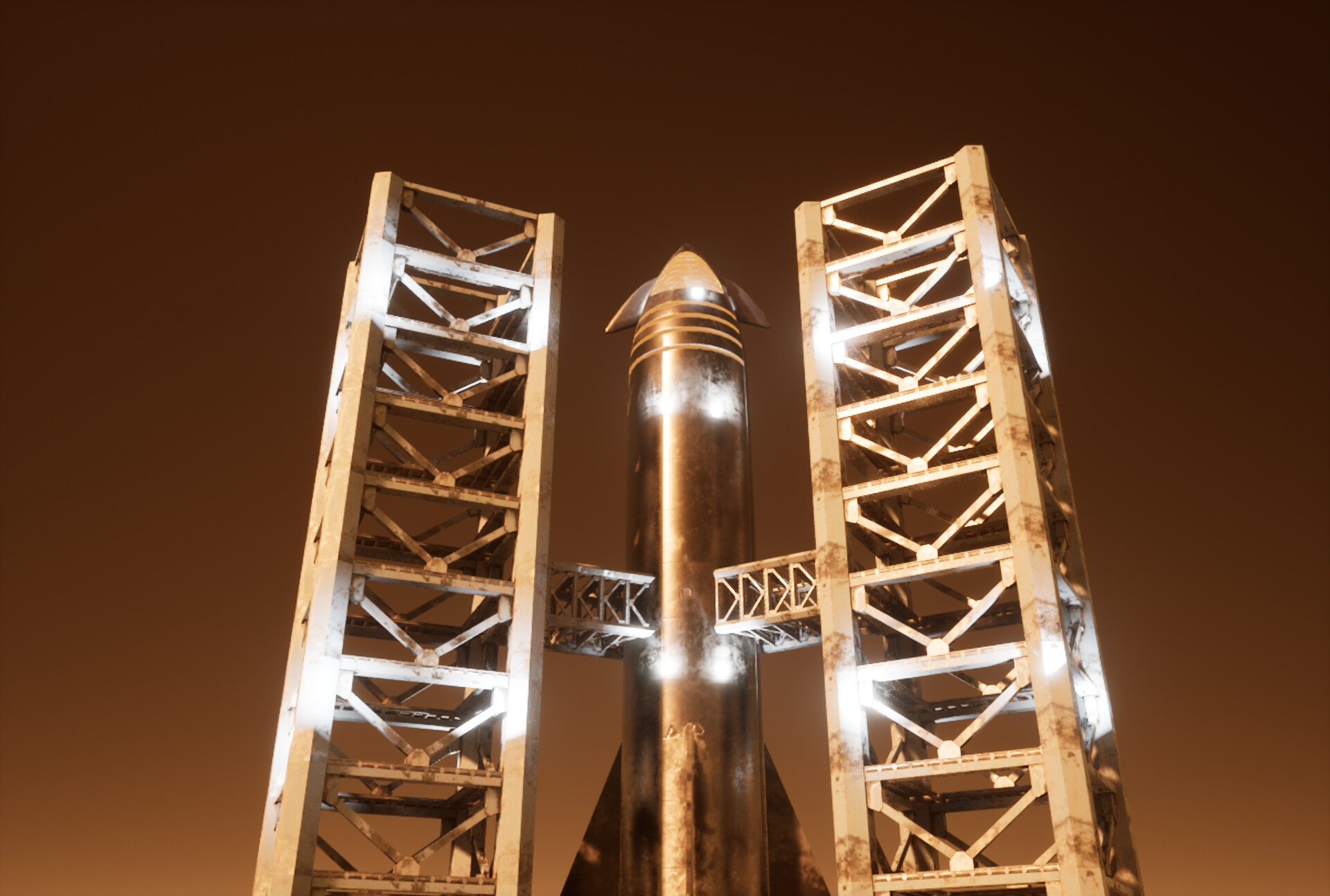 ArtStation - Rocket launch pad