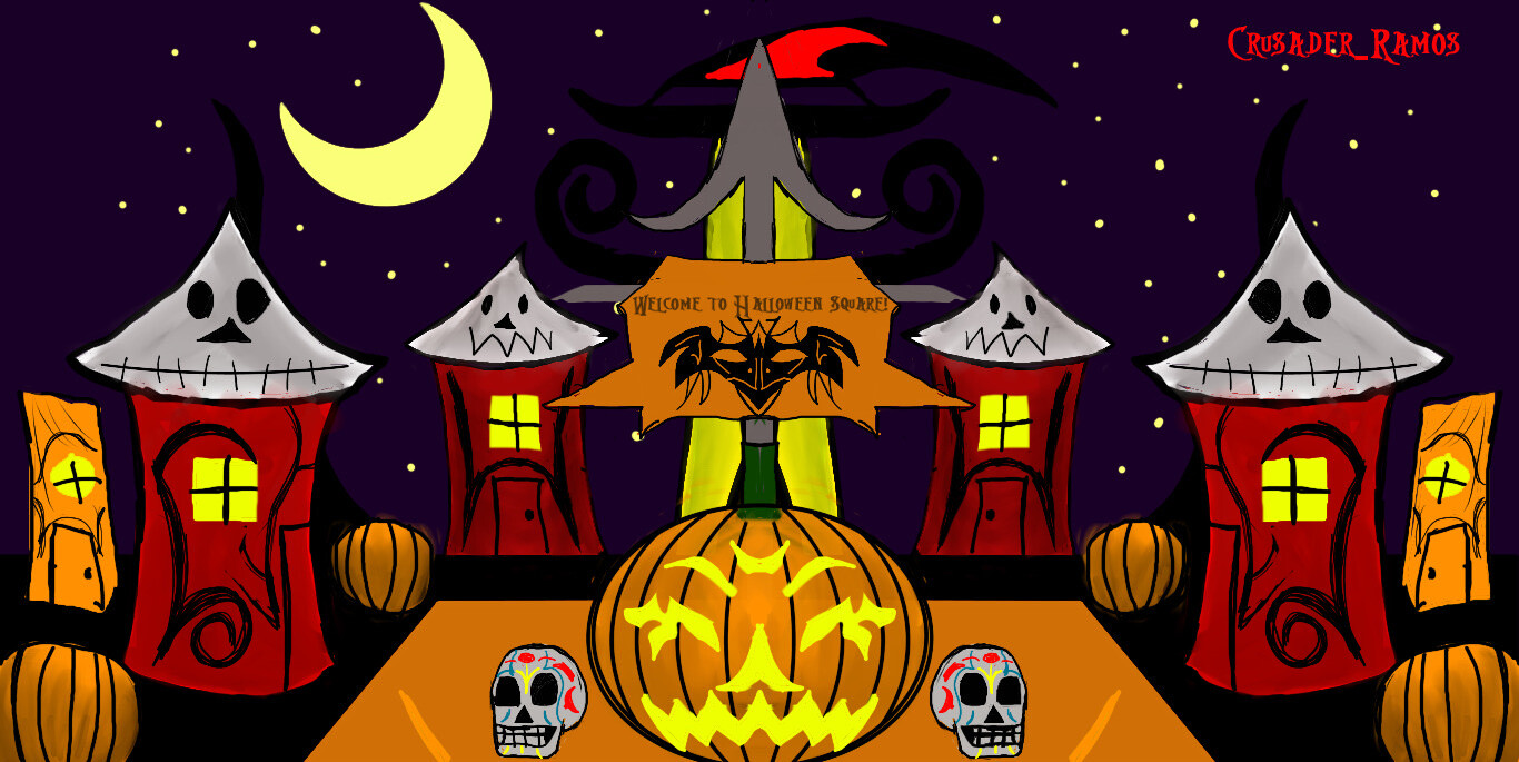 ArtStation - Halloween Square