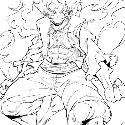 gear 5 coloring pages
