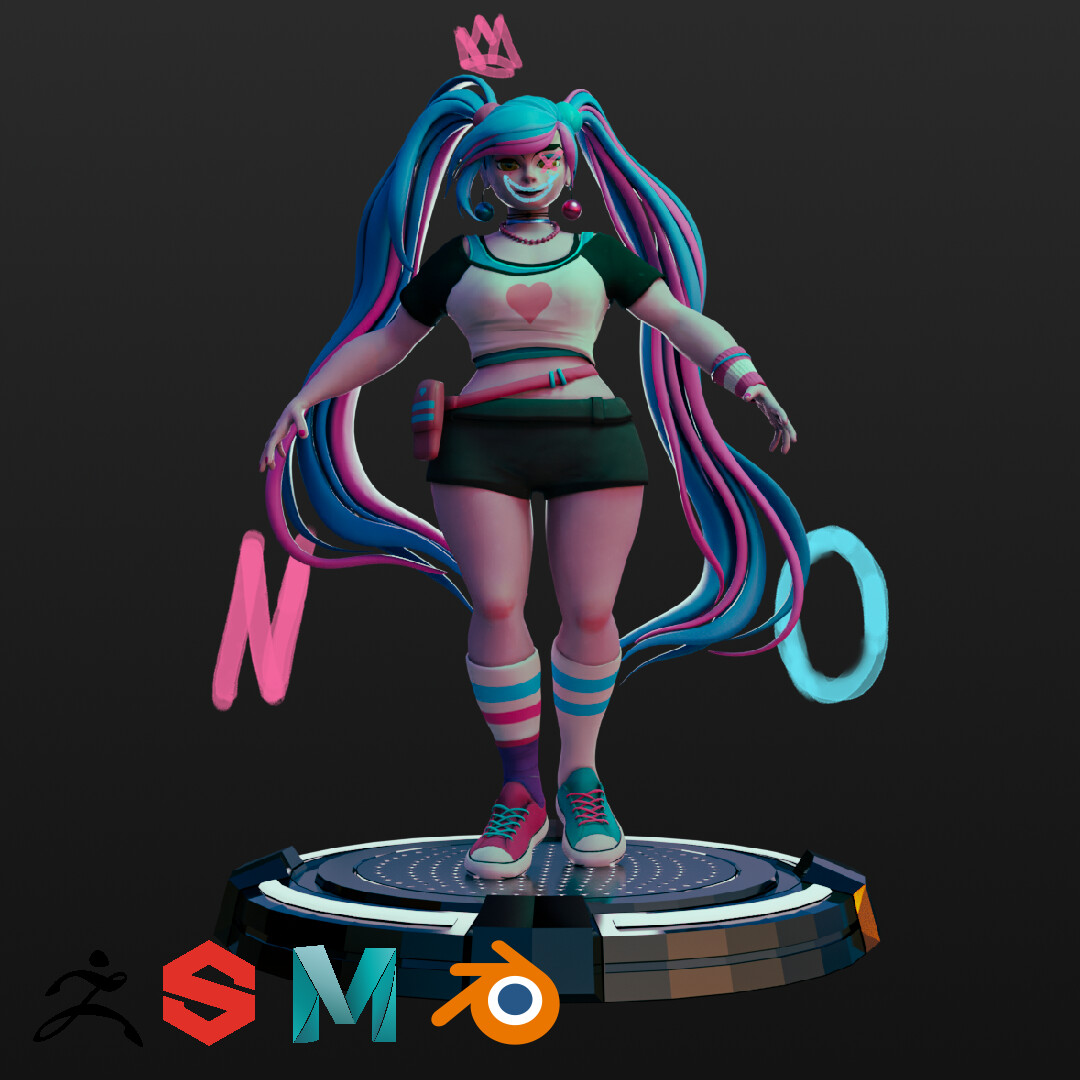 ArtStation - No Girl - 3D Character