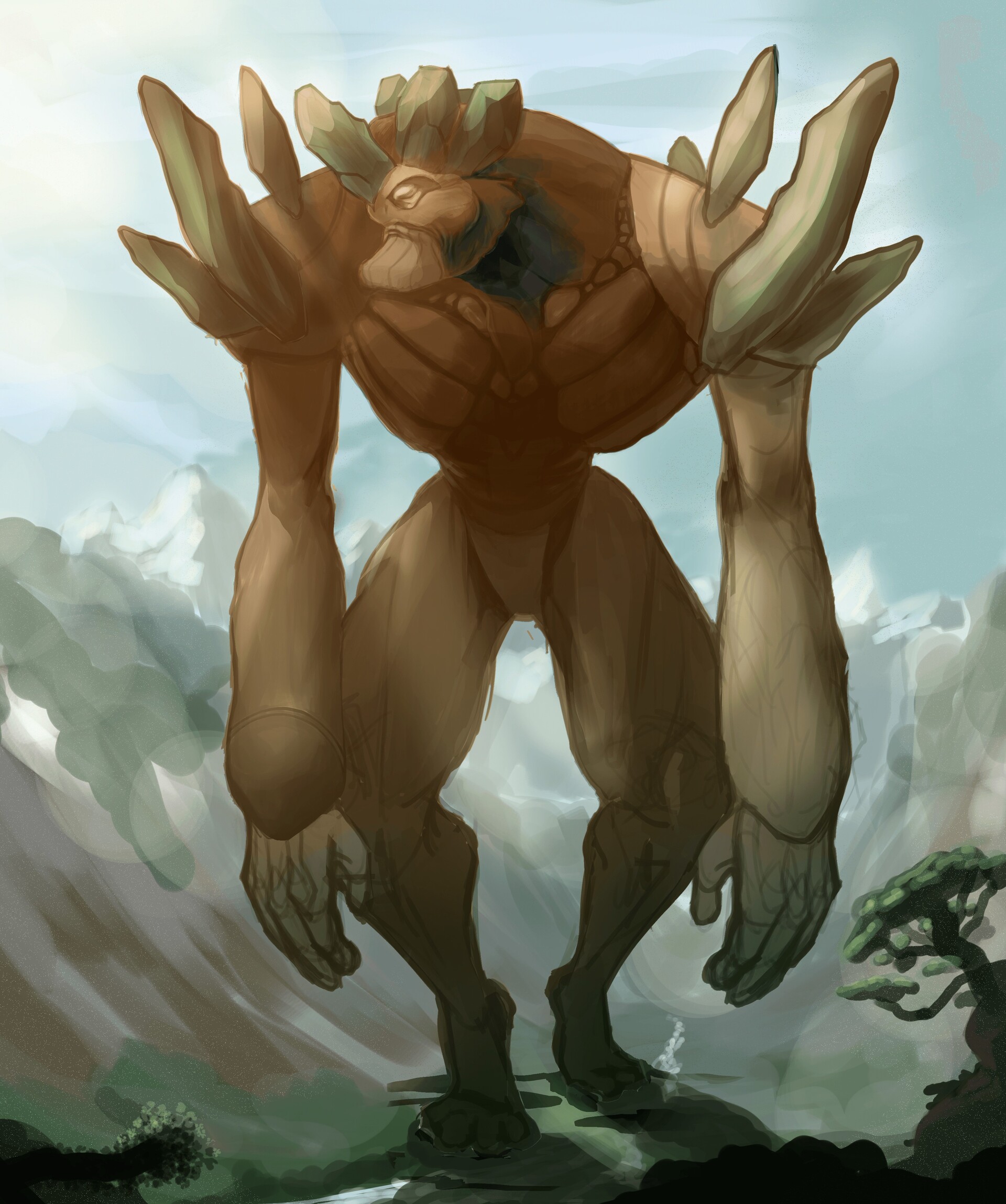 ArtStation - Earth Elemental