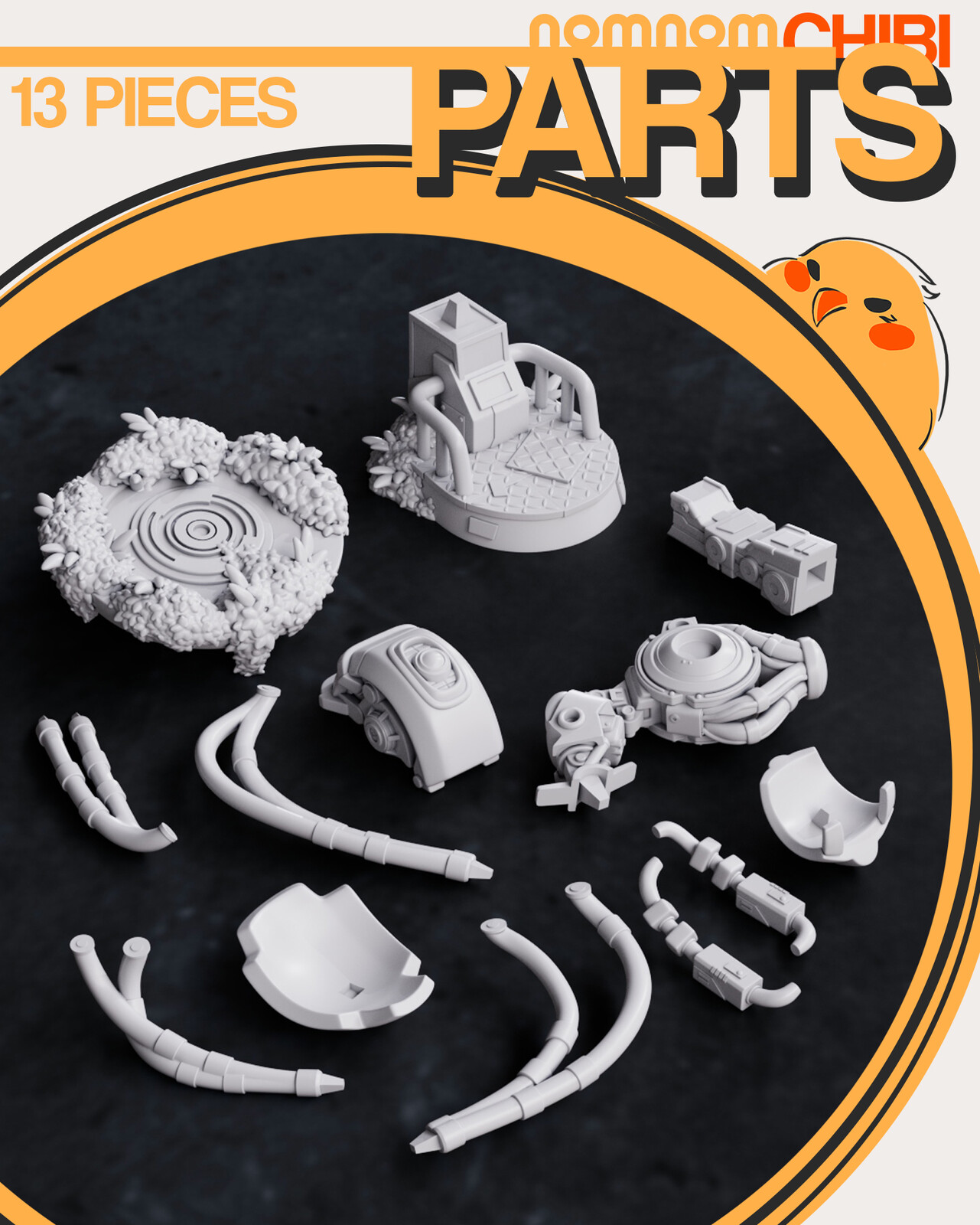 NomNom Figures - Chibi GlaDOS from Portal