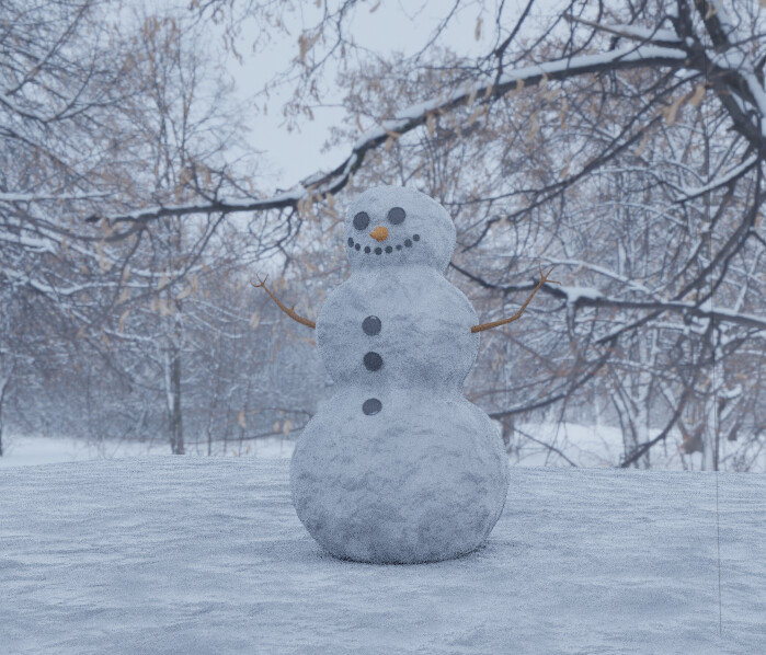 ArtStation - Snowman