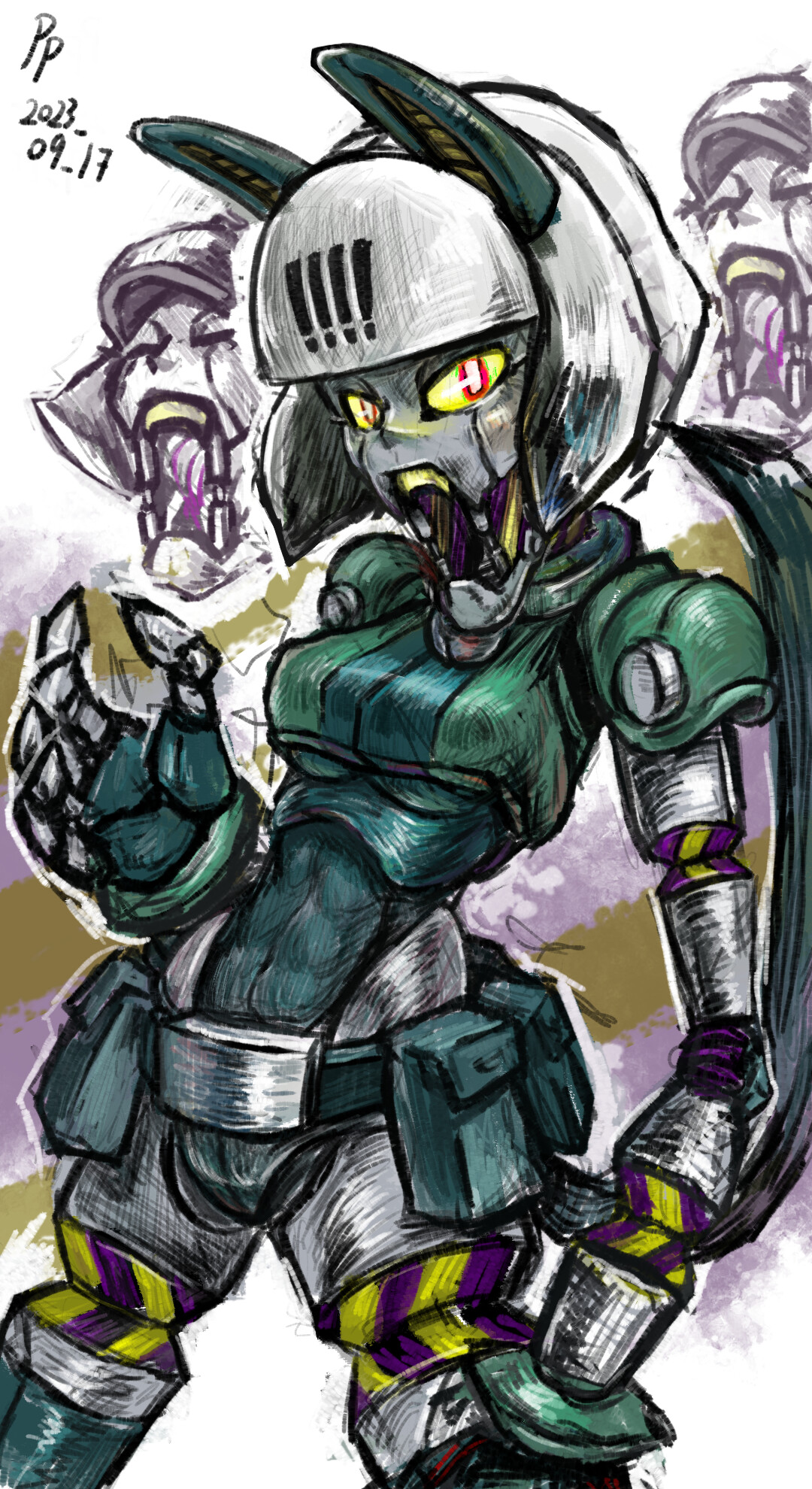 ArtStation - Robo Fortune from skullgirls