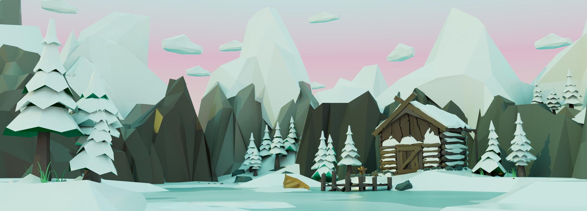 ArtStation - Low Poly environment