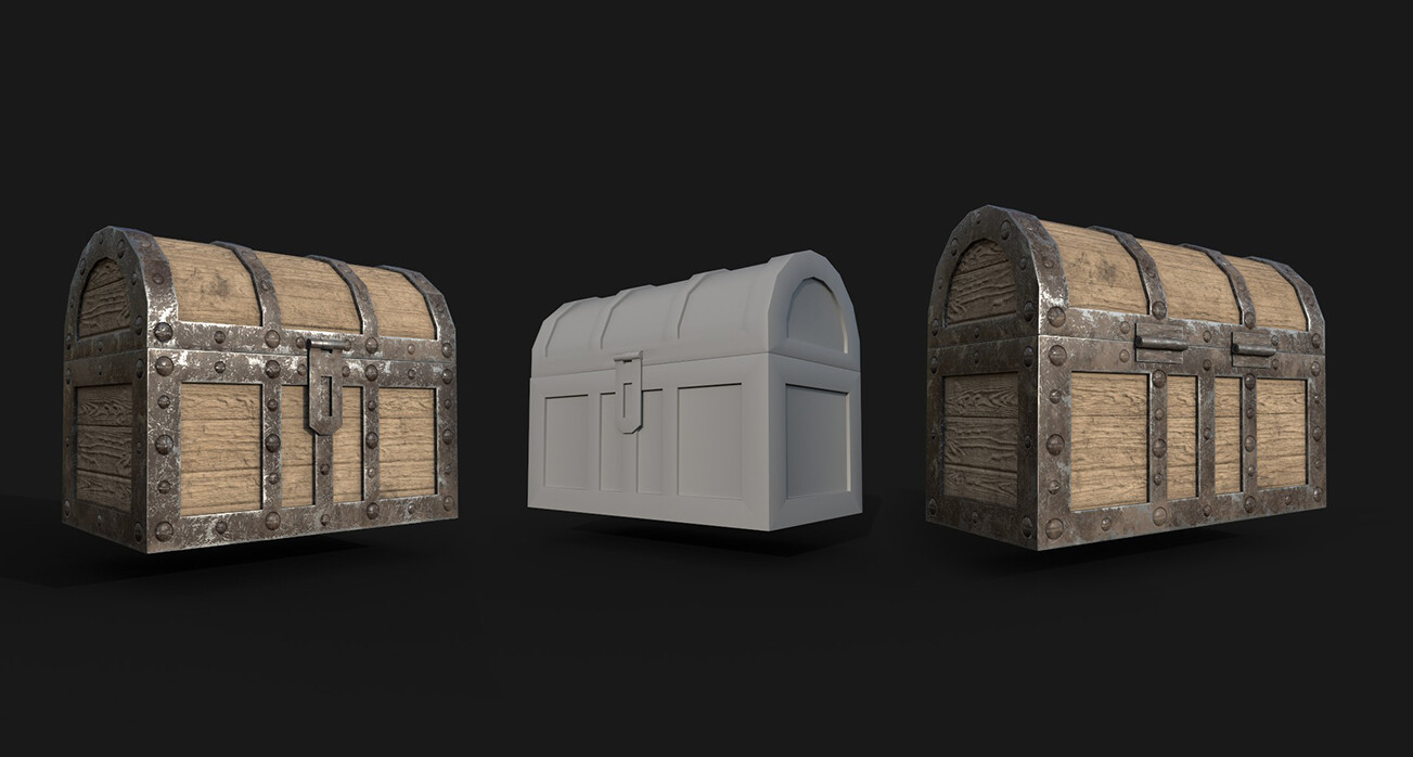 ArtStation - Low Poly Mystery Box