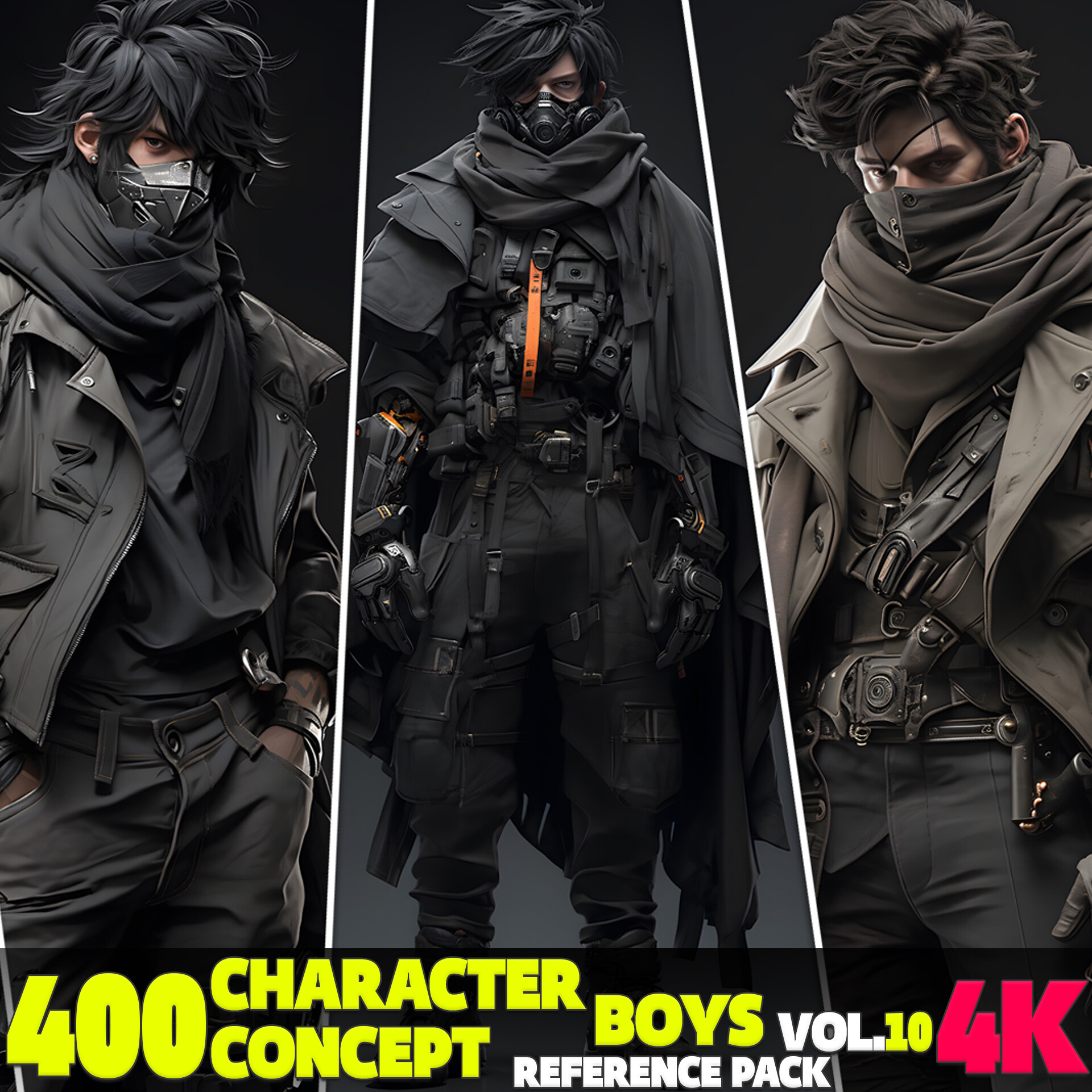 ArtStation - 400 4K Character-Concept Reference Pack Vol.10